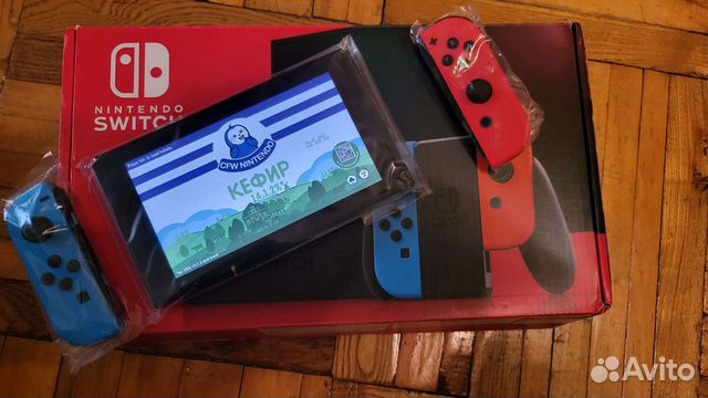 Новая Nintendo switch 2 ревизия прошитая чип HWfly в Москве, цена 36 ...