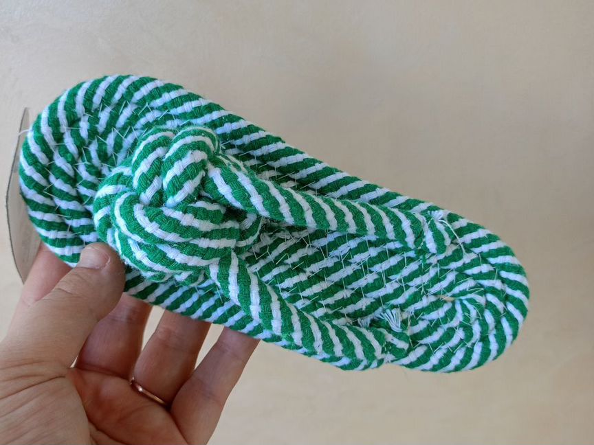 Игрушка для собак верёвка тапка