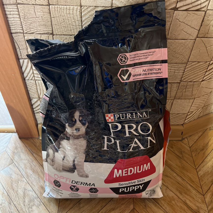 Корм для собак purina pro plan medium puppy