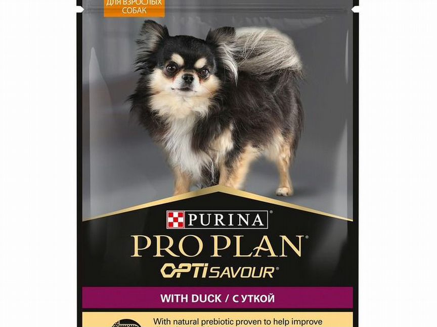 Pro Plan для собак мелких пород с уткой,85г х 26шт