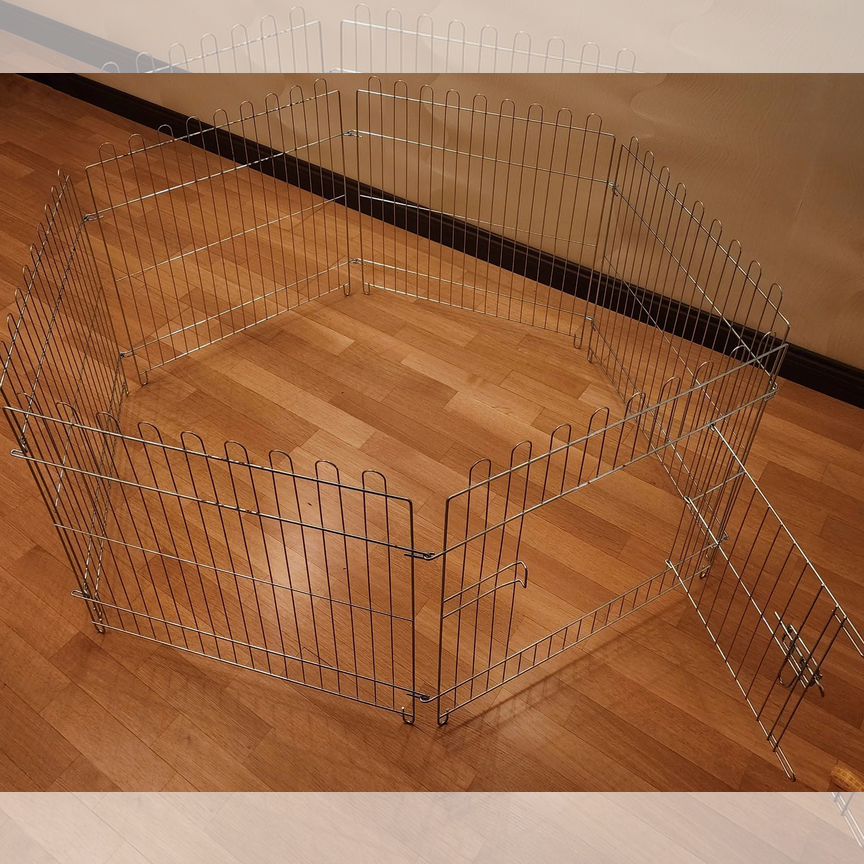 Металлический манеж (вольер) для собак