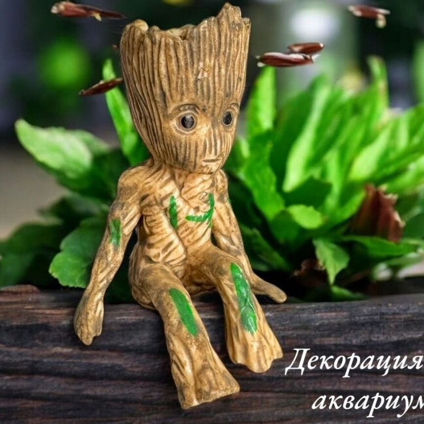 Декорация для аквариума пенек 6см