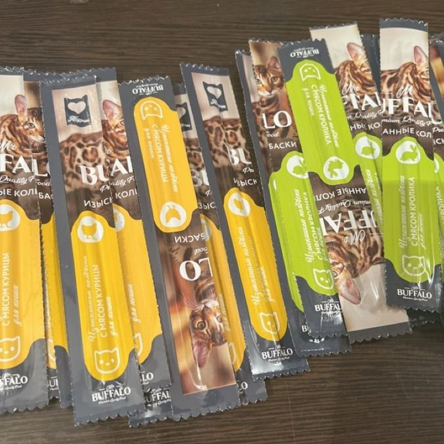 Колбаски для кошек Buffalo