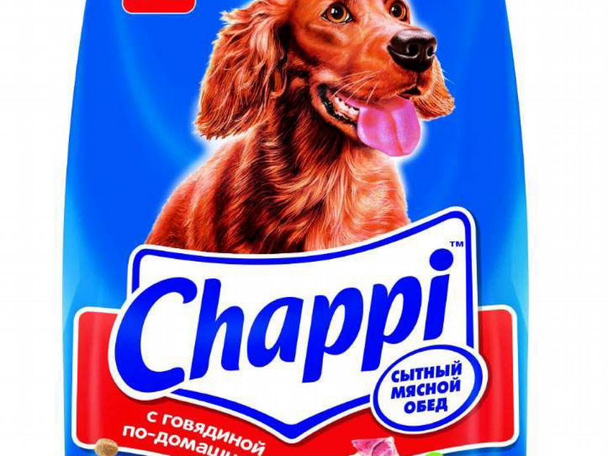 Корм для собак chappi 15 кг 2,5 кг