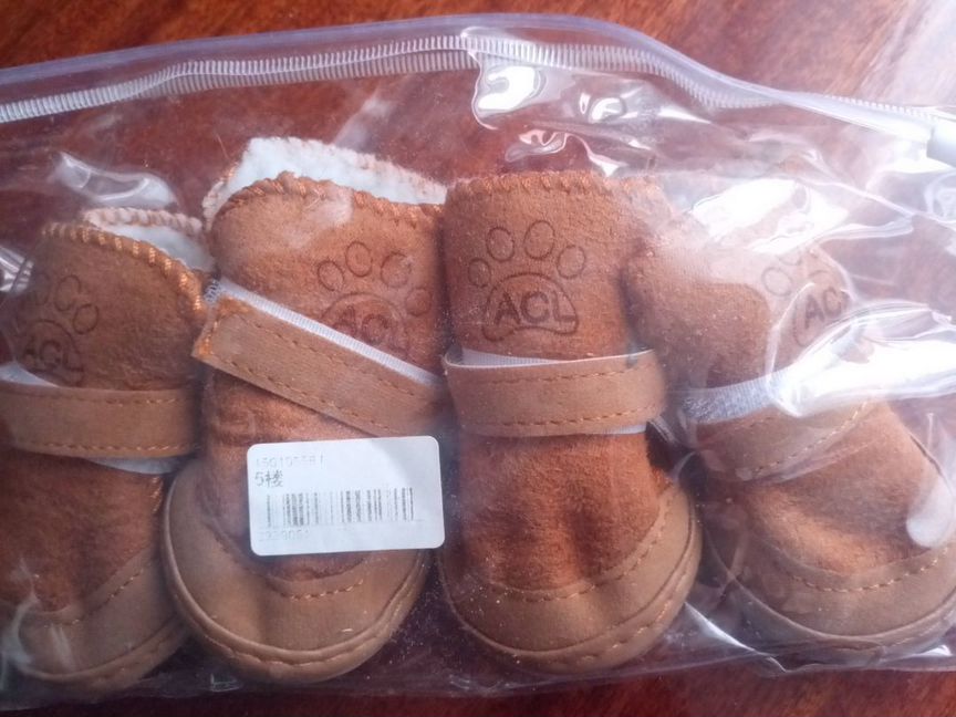 Зимние ботинки для собак