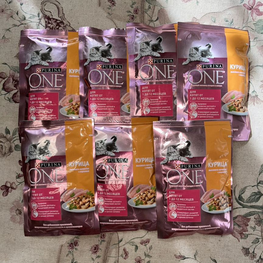 Purina One для котят влажный корм 7шт