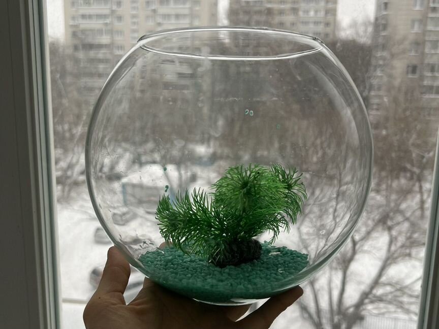 Аквариум круглый 3л