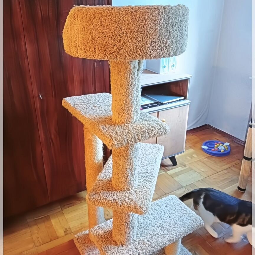 Комплекс игровой для кошек с когтеточками
