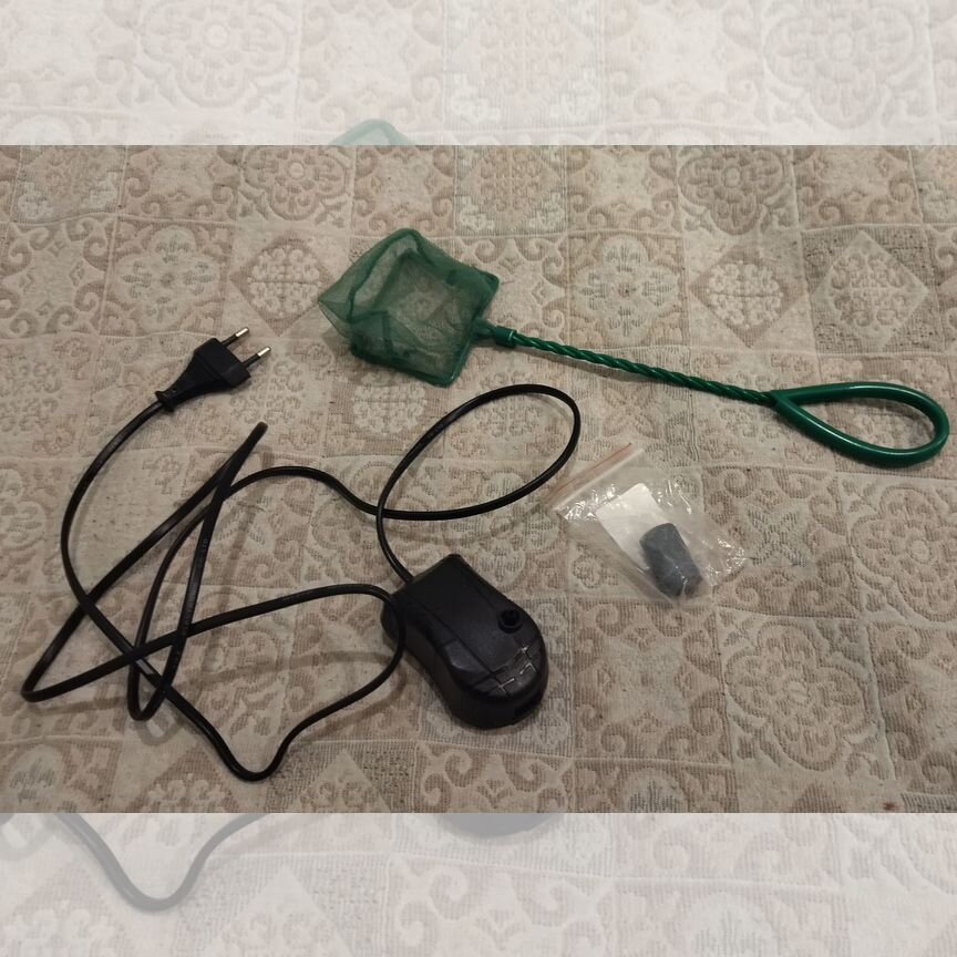 Компрессор, распылитель, сачок