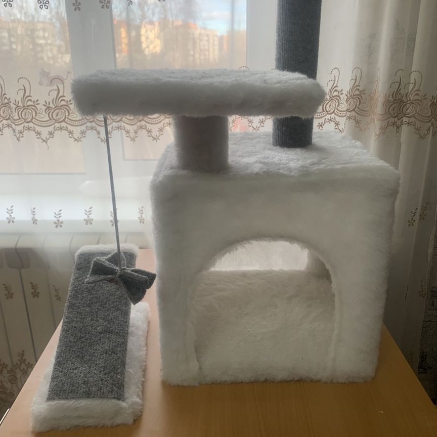Когтеточка домик для кошки и когдеточка