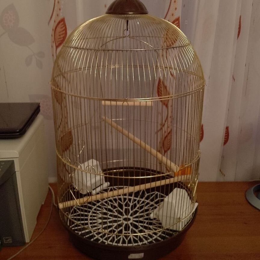 Клетка для птиц большая, круглая