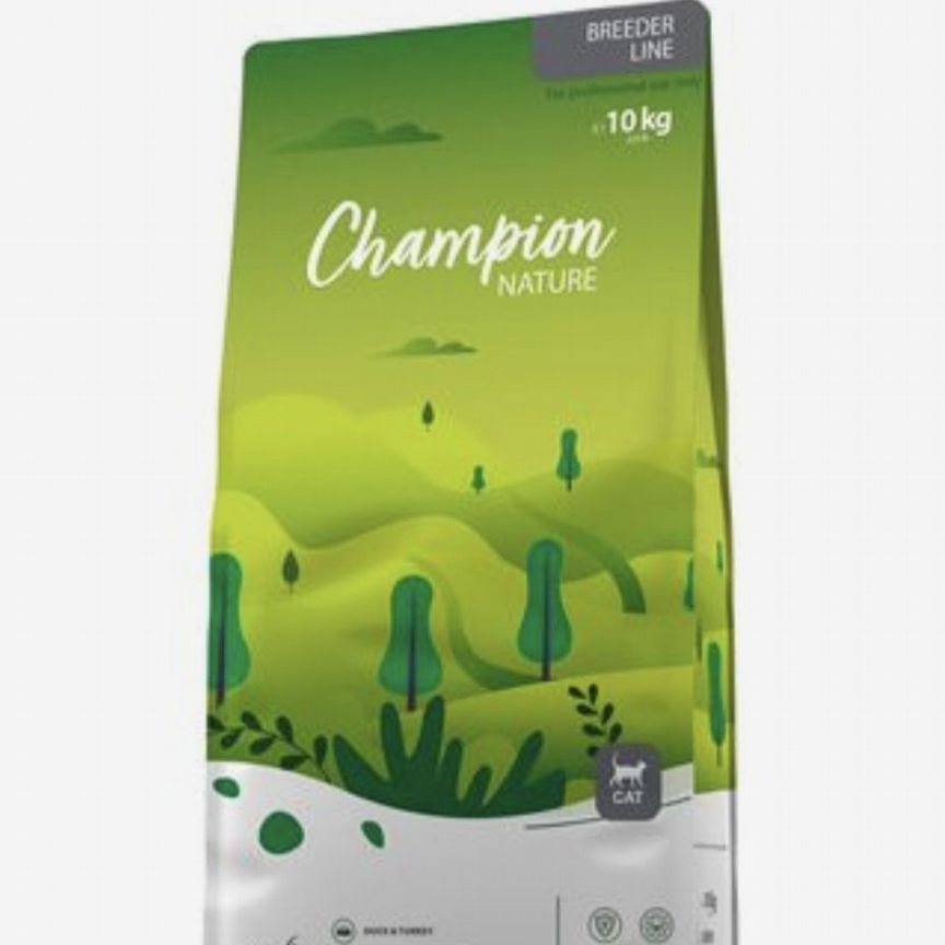 Корм для кошек Craftia Champion nature ultra 10 кг