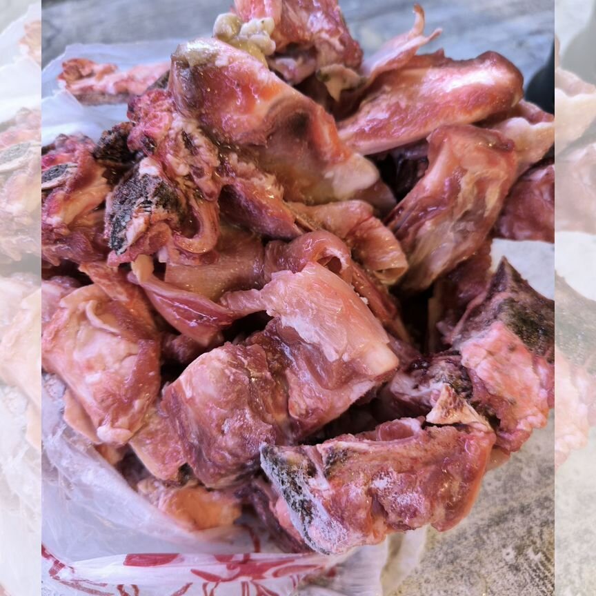 Кость пищевая говяжья края