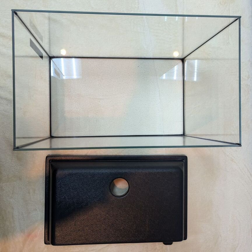 Аквариум с крышкой и подсветкой 35 литров