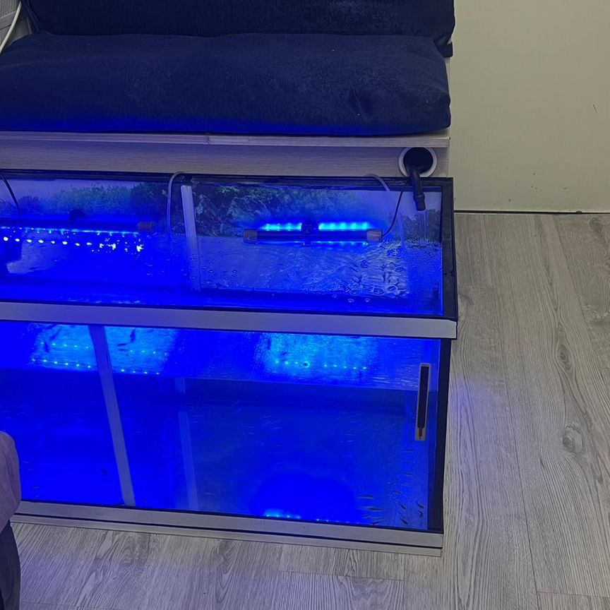 Аквариум с тумбой на 200 литров