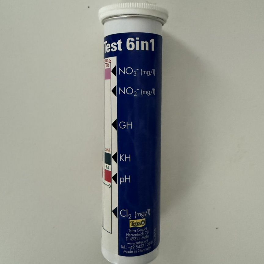 Тест-полоски для аквариумной воды Tetra Test 6in1