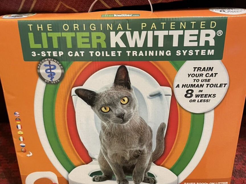 Система приучения кошек к унитазу "Litter Kwitter"