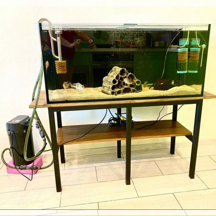 Аквариум 200л стойка оборудование