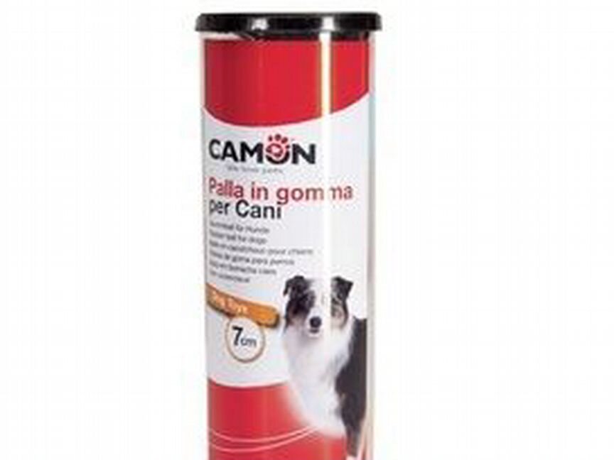 Camon Игрушка для собак мяч теннисный с глупым лиц