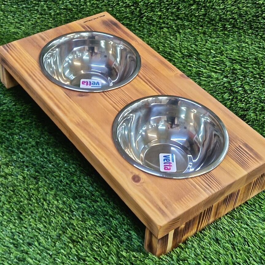 Кормушка деревянная для собак/кошек