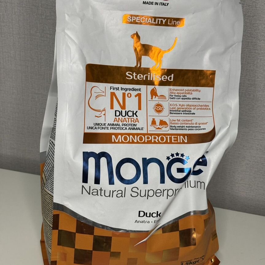 Корм для кошек monge