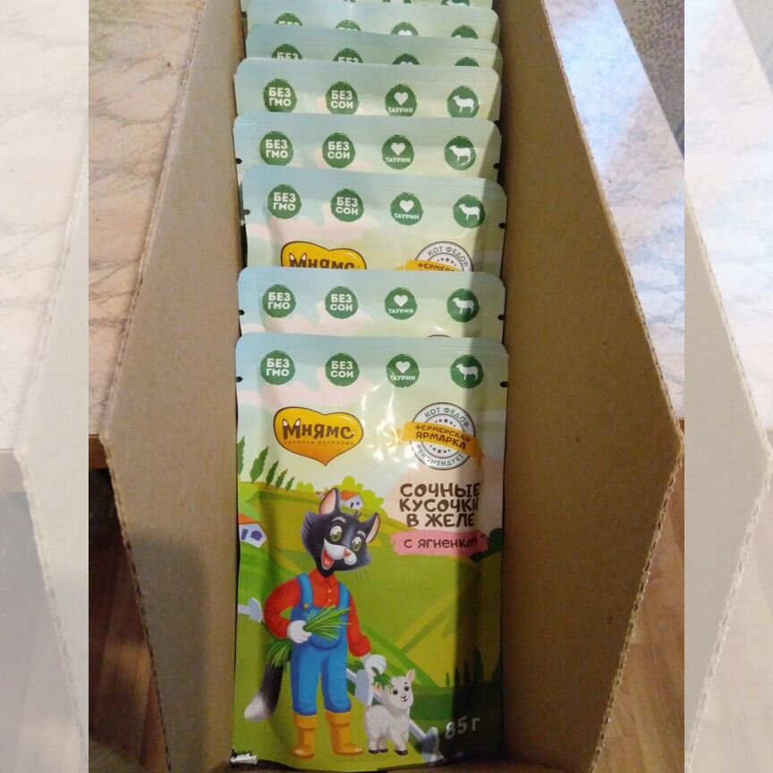 Влажный корм для кошек Мнямс