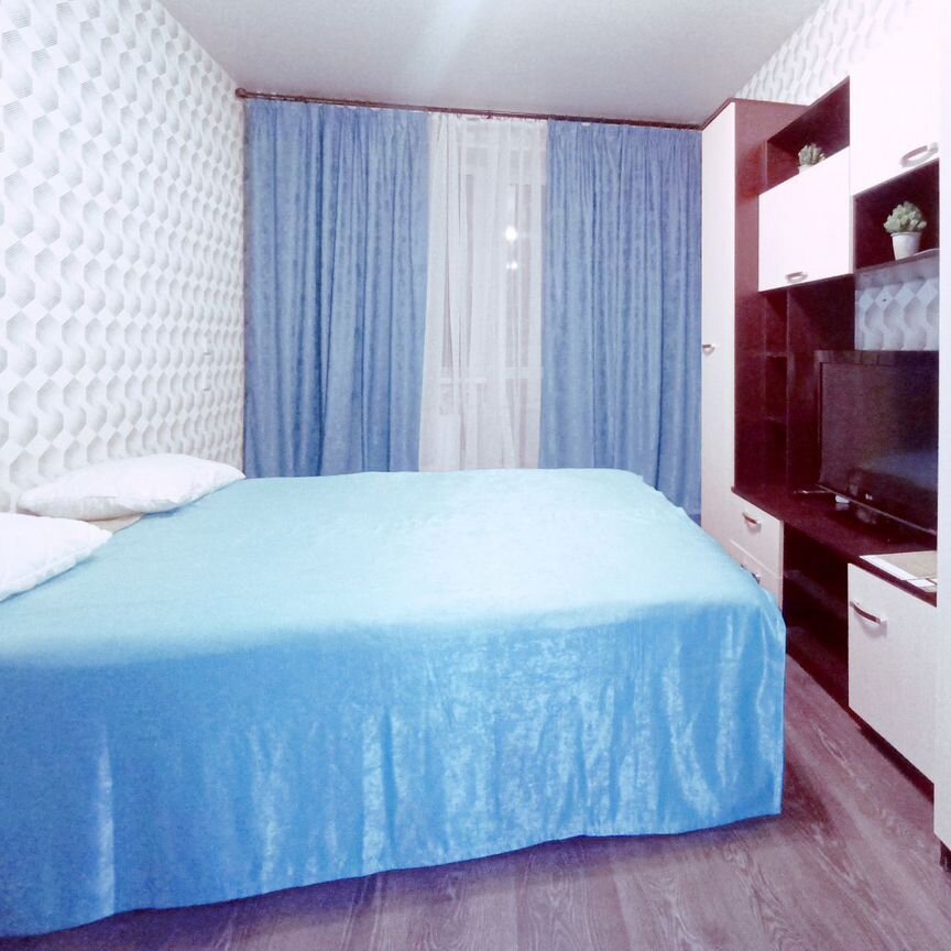1-к. квартира, 40 м², 2 кровати