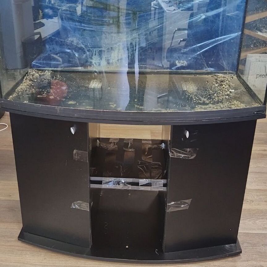 Аквариум 300л с тумбой, б/у