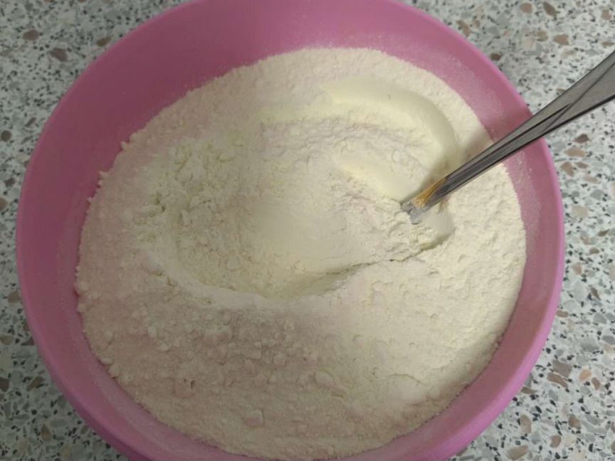 Сухое молоко, панировочный сухарь