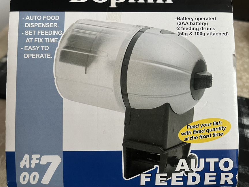 Автоматическая кормушка для рыб AF-007
