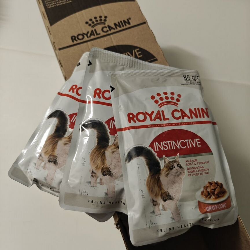 Корм для кошек royal canin instinctive, влажный