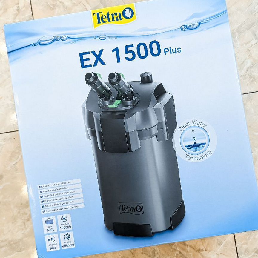 Внешний фильтр tetra ex 1500 plus новый