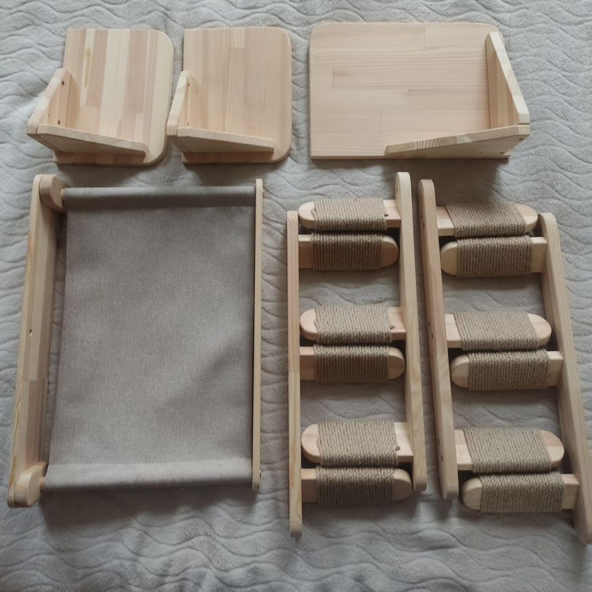 Настенный комплекс для кошек wow.wood