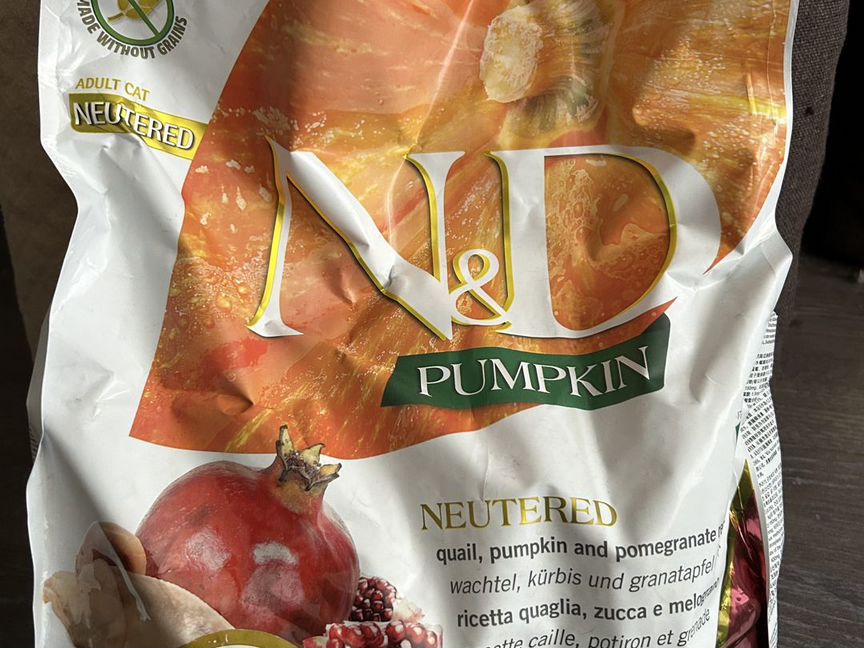 Сухой корм farmina ND grain free pumpkin neutered