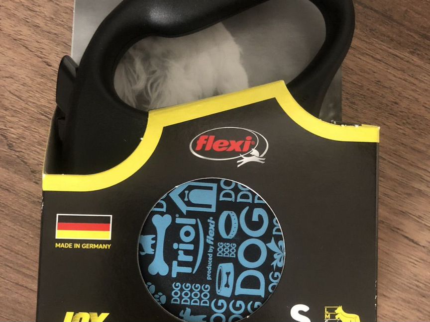 Поводок рулетка flexi, лента,5 м