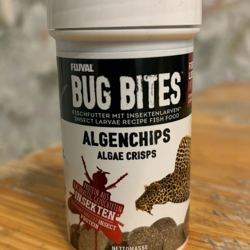 Корм для рыбок Fluval Bug Bites Algae Crisps