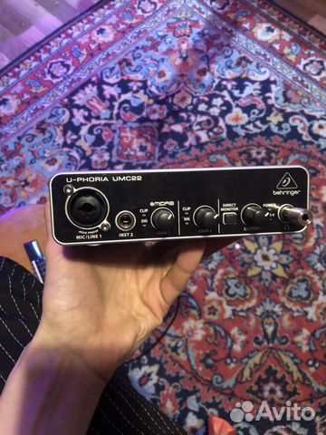 Внешняя звуковая карта behringer umc22 купить в Санкт-Петербурге ...