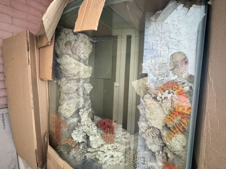 Аквариум с тумбой бу