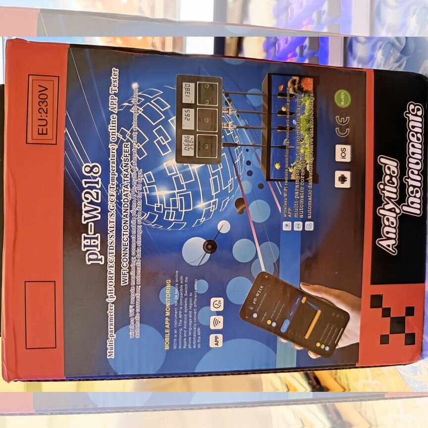 Ph измеритель, соленость, температура