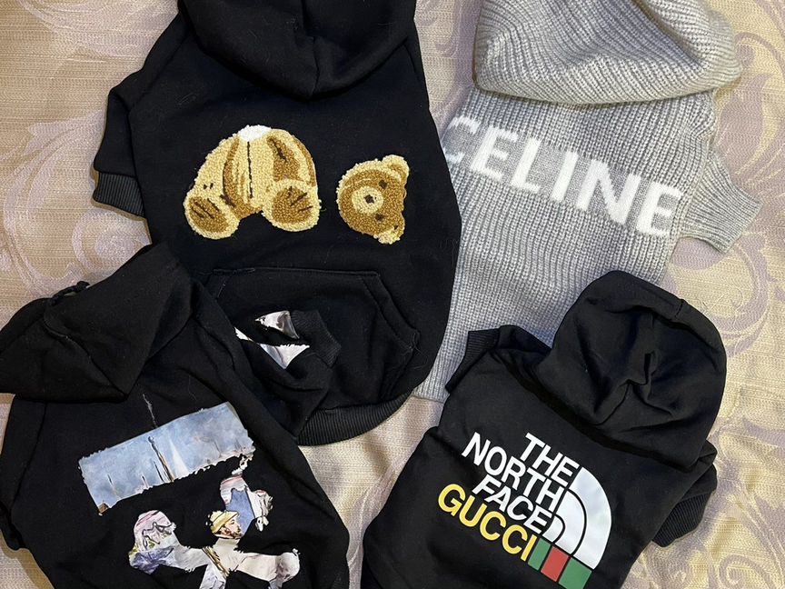 Свитер худи palm angels для собак gucci prada