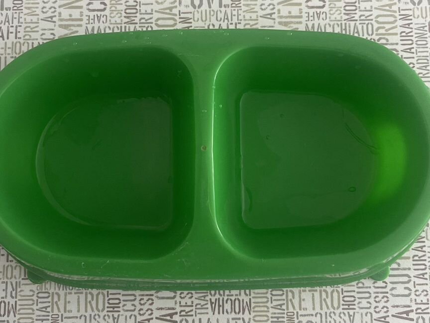 Миска доя кошки двойная