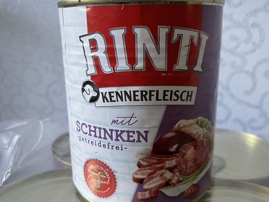 Влажный корм для собак rinti