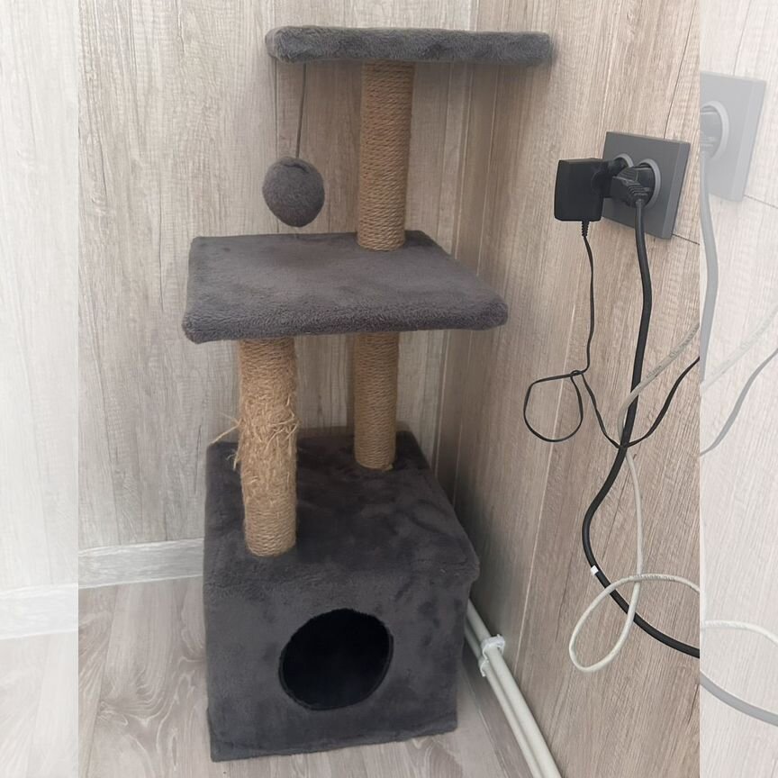Когтеточка домик для кошки