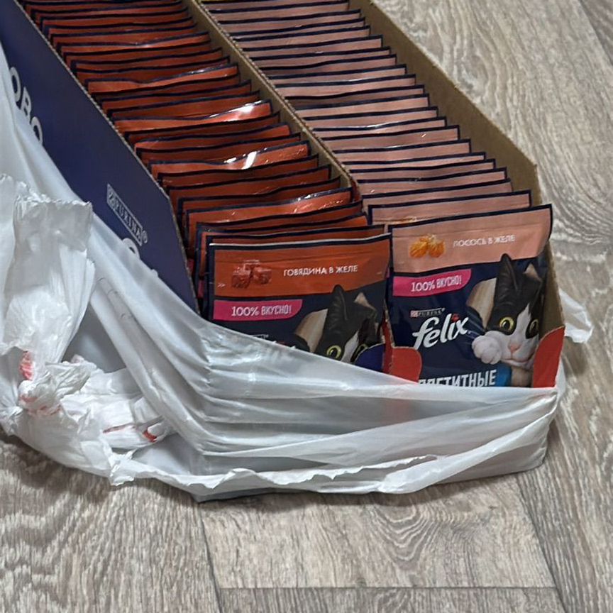 Корм для кошек felix