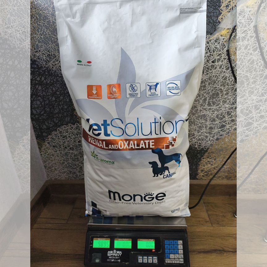 Корм для собак monge renal12 кг