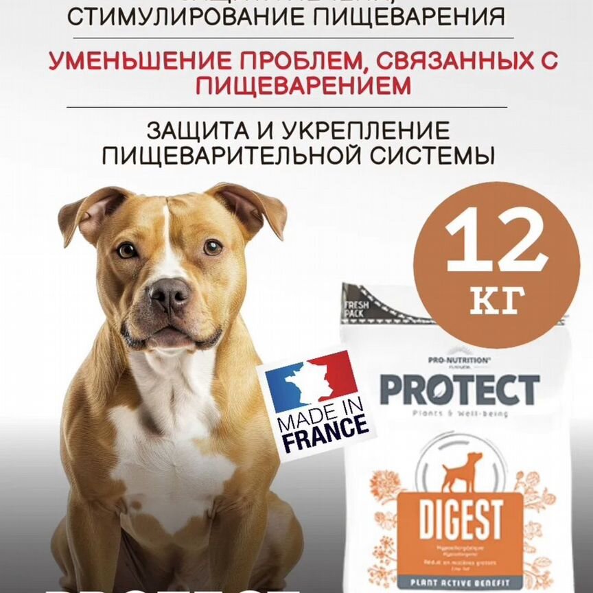 Корм для собак protect digest