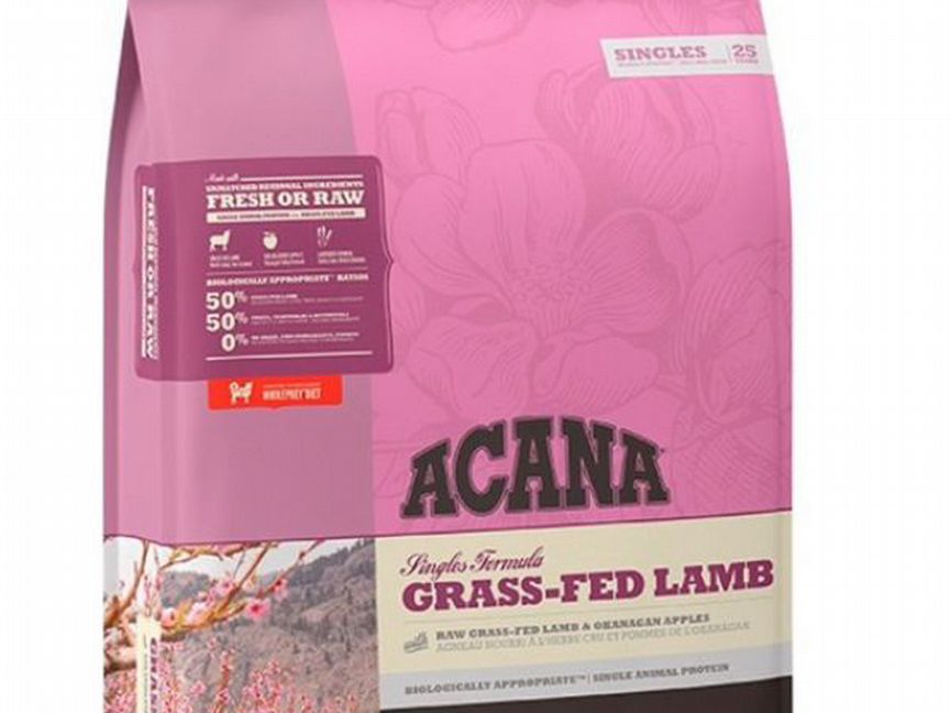 Корм для собак Acana Grass-Fed Lamb Акана