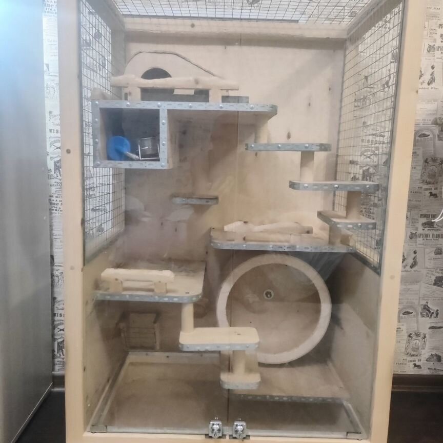 Витрина для шиншилл 125х76х50