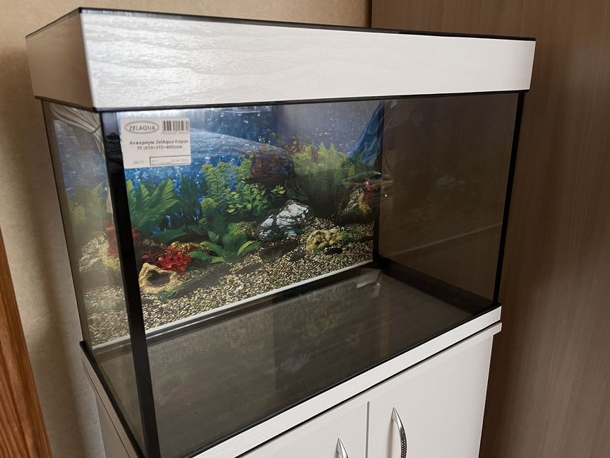 Аквариум ZelAqua Карон 70 л. с тумбой