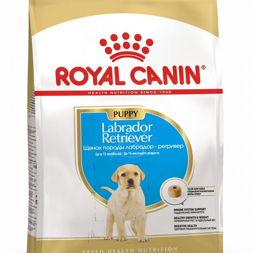 Корм для собак royal canin labrador retriever